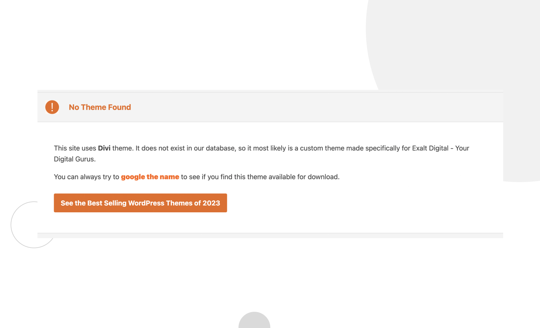 How to tell what WordPress theme a site is using? - White Canvas