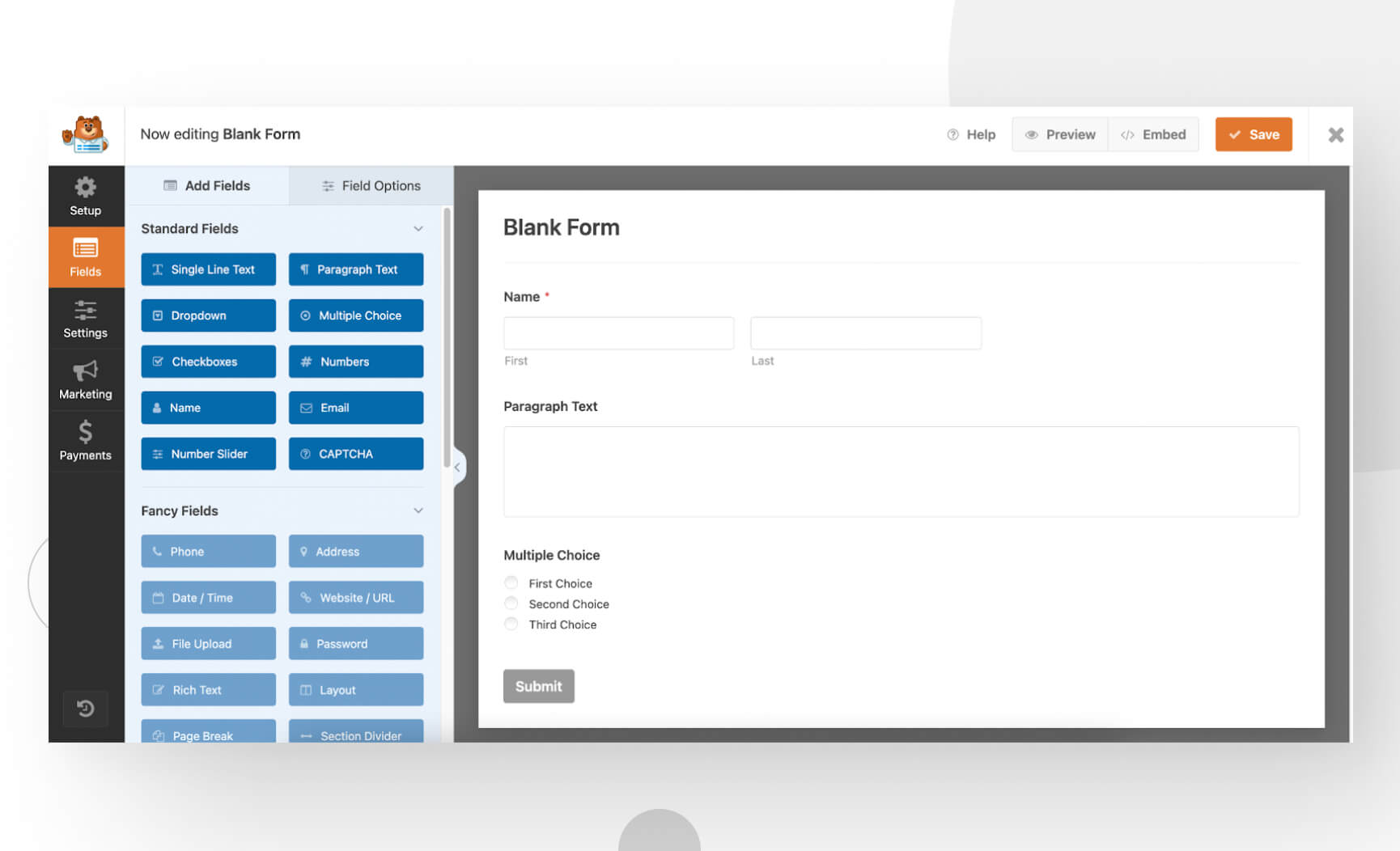 5 best form plugins for WordPress - White Canvas