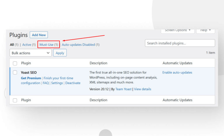 What are WordPress must-use plugins? - White Canvas