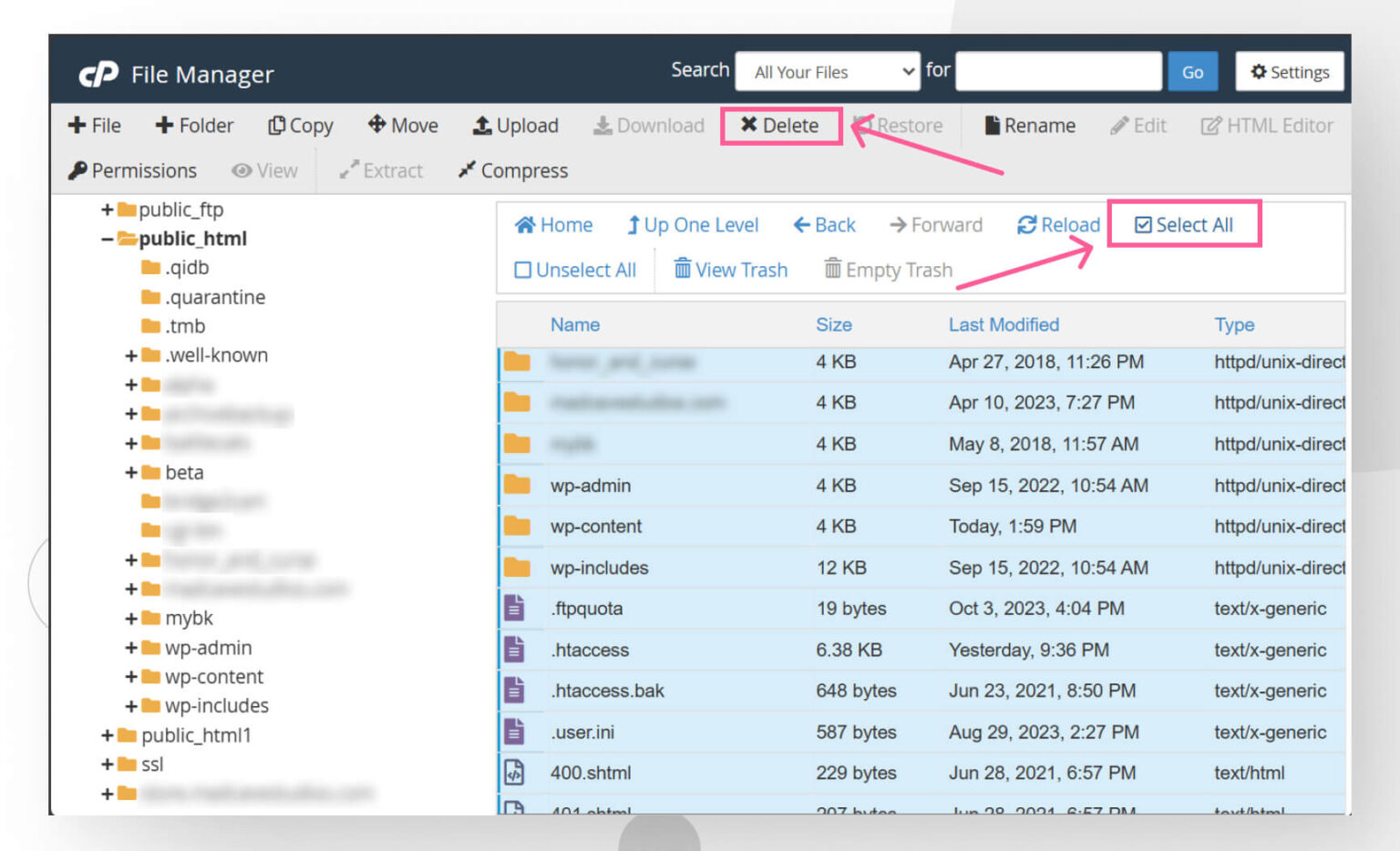 Uninstall WordPress from cPanel in 7 easy steps - White Canvas