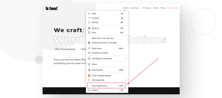 How to know if a website is made with WordPress? - White Canvas
