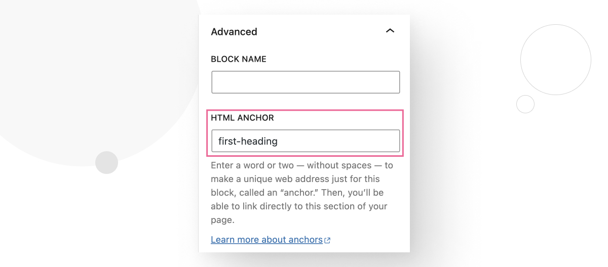 How to Link to a Specific Section of a Page in WordPress - White Canvas