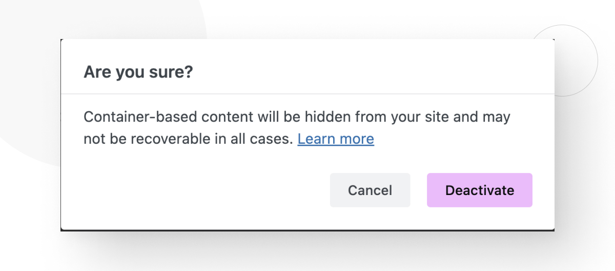 How To Convert A Container Based Layout To A Column Based Layout In Wordpress White Canvas