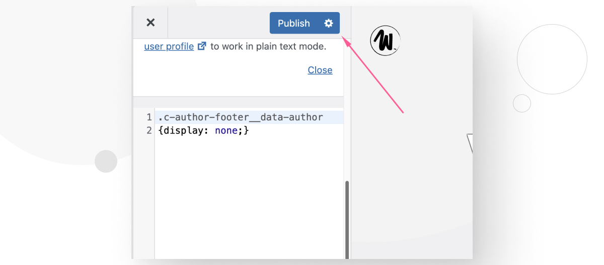 How to Hide the Author Name in WordPress Blog Posts - White Canvas