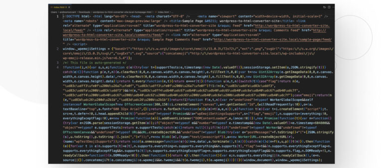 6 WordPress to HTML Converter Plugins and Tools - White Canvas