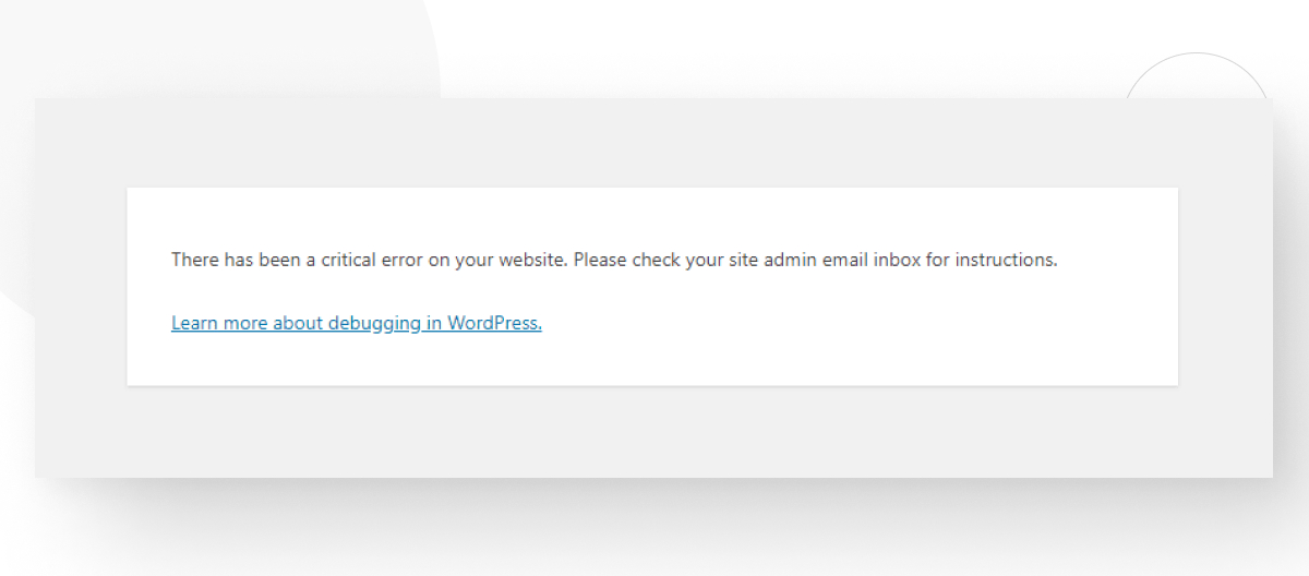 How to Fix “There Has Been a Critical Error on This Website” in WordPress - White Canvas