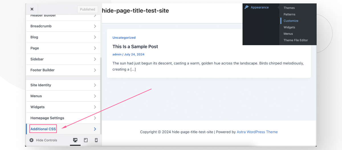 How to Hide the Page and Post Title in WordPress - White Canvas