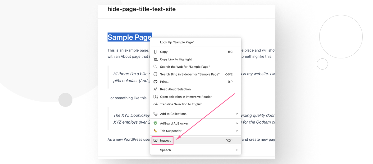 How to Hide the Page and Post Title in WordPress - White Canvas