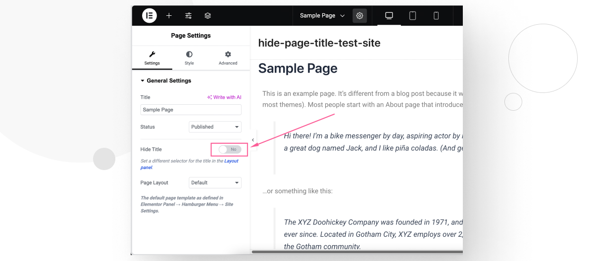How to Hide the Page and Post Title in WordPress - White Canvas