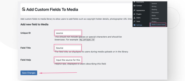 How to Add Custom Fields to Your WordPress Media Library - White Canvas