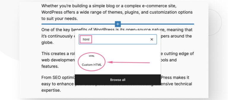 How to Add HTML to the Body of a WordPress Post or Page - White Canvas