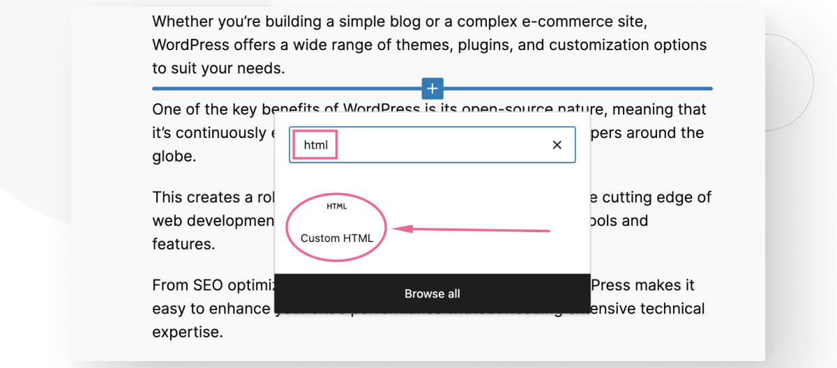 How to Add HTML to the Body of a WordPress Post or Page - White Canvas