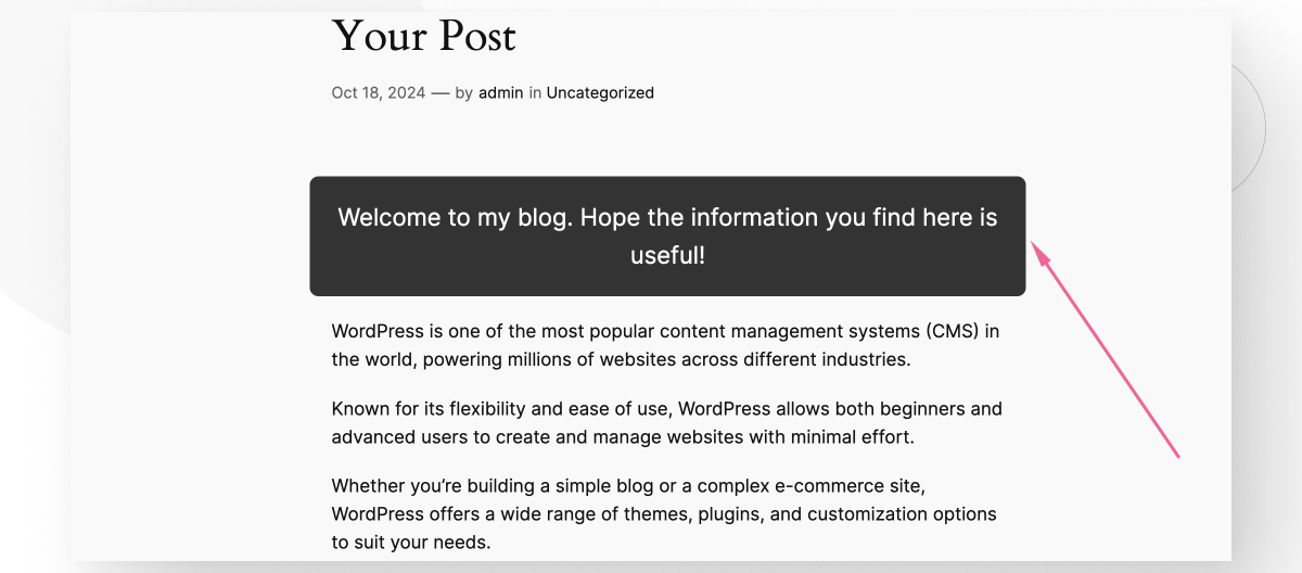 How to Add HTML to the Body of a WordPress Post or Page - White Canvas