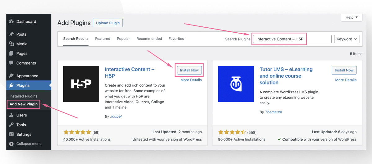 How to Embed H5P Content on WordPress in 3 Steps - White Canvas